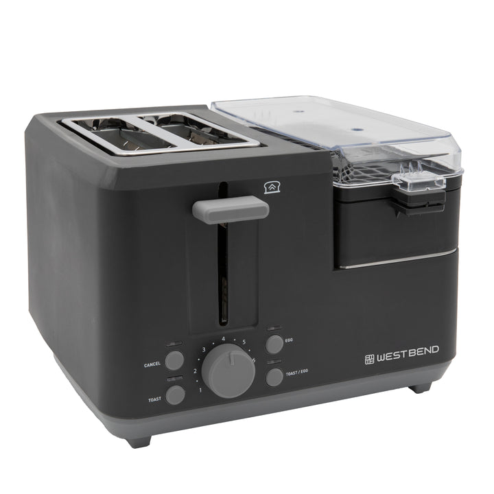 West Bend Multifunctional Breakfast Station, 2-Slice Toaster with Egg ...