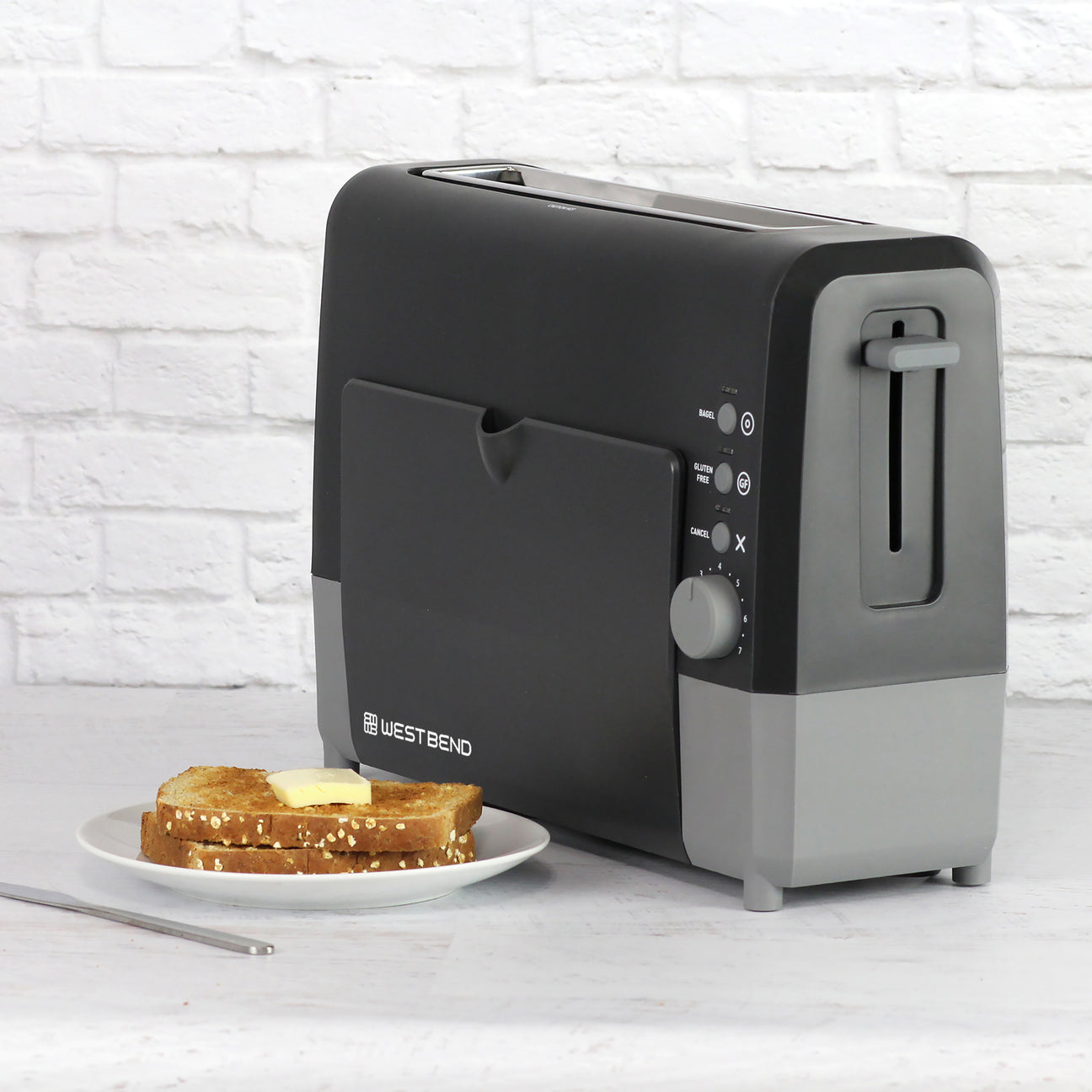 West Bend QuikServe Compact 2-Slice Toaster with Extra Wide Slots and ...