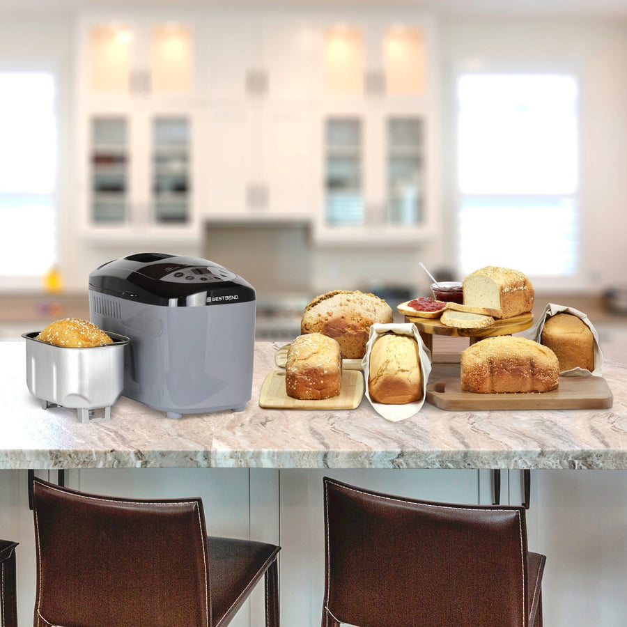 West Bend Hi-Rise Bread Maker with 12 Preset Digital Controls