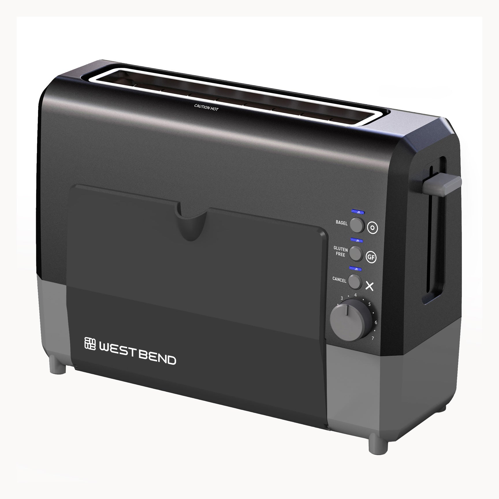 West Bend QuikServe Compact 2-Slice Toaster with Extra Wide Slots and ...